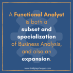 What is a Functional Analyst?